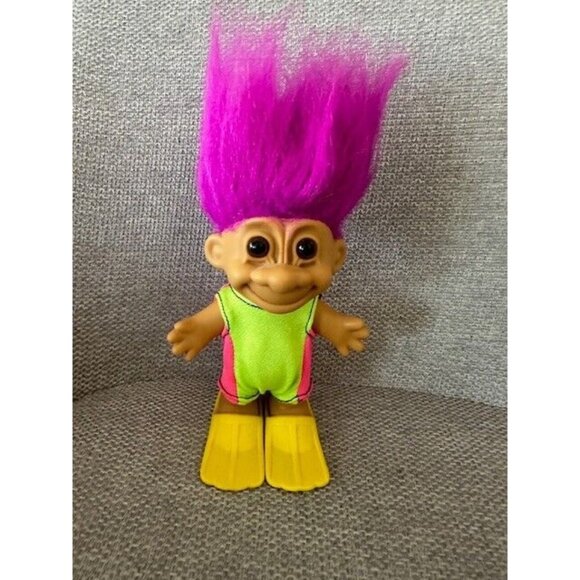 Russ | Toys | Vintage Russ Troll 5 Scuba Diver Doll With Swim Fins ...